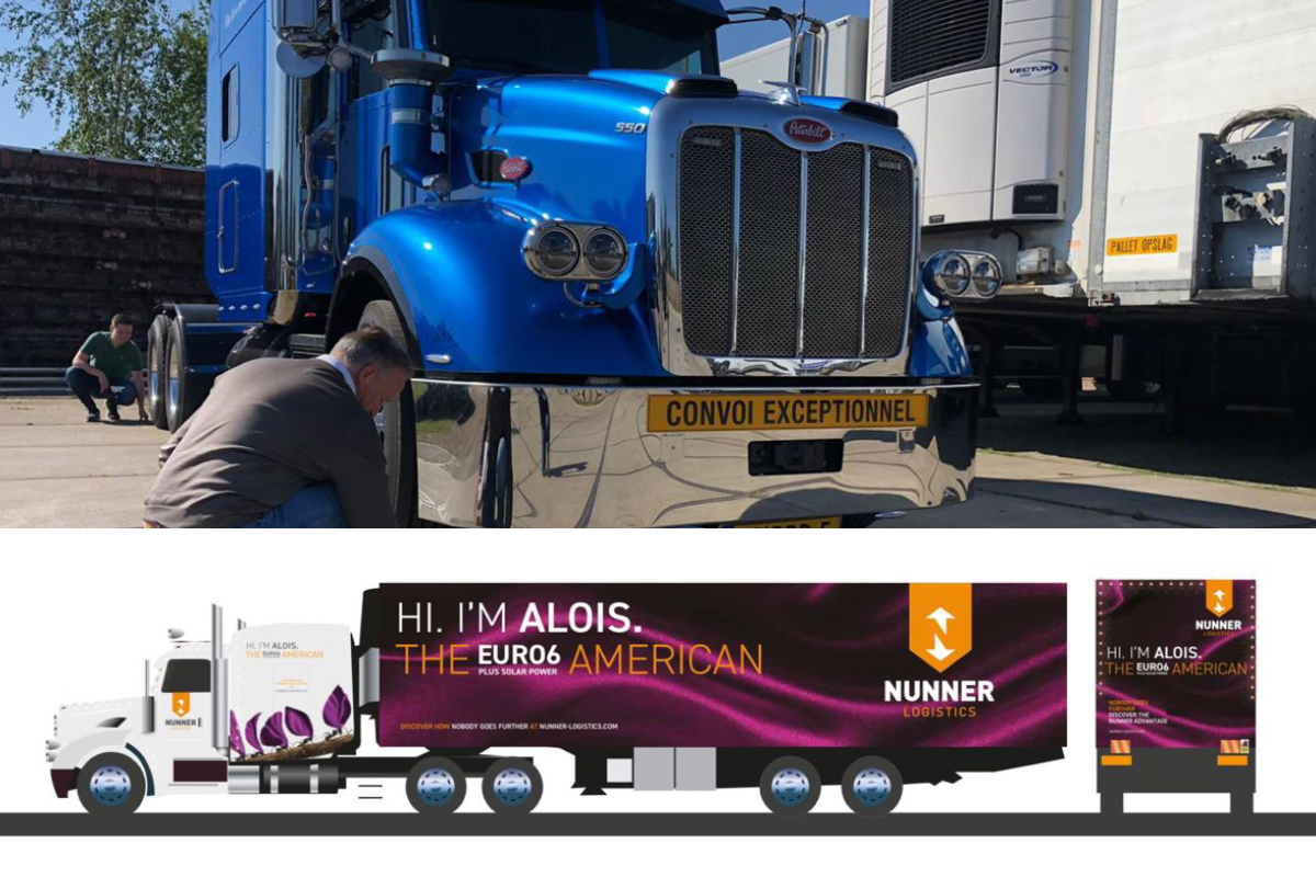 Our EURO 6 with solarpower Peterbilt Motors Company “ALOIS” makeover